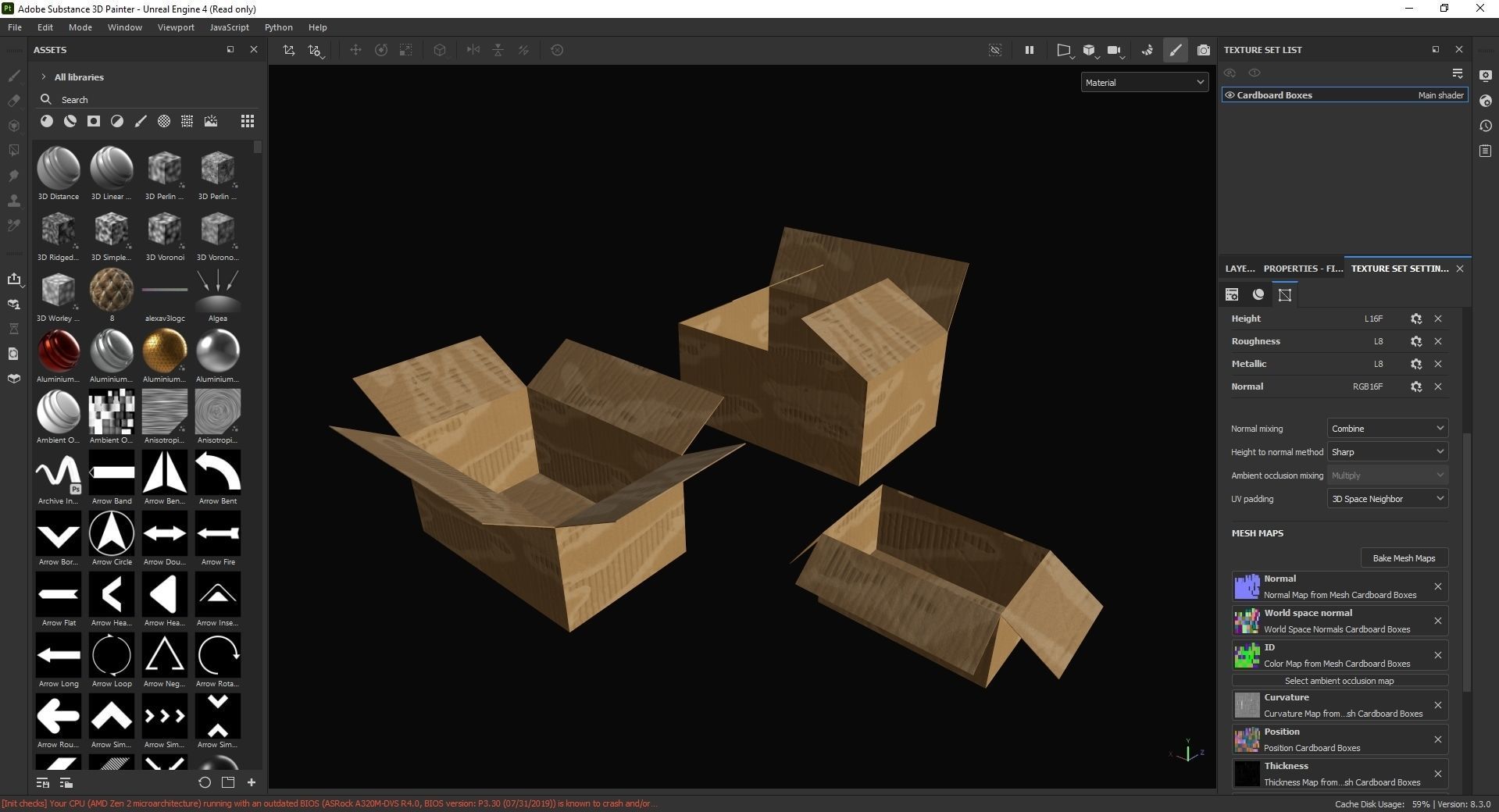 3D model Cardboard Boxes 3D Model VR / AR / low-poly | CGTrader