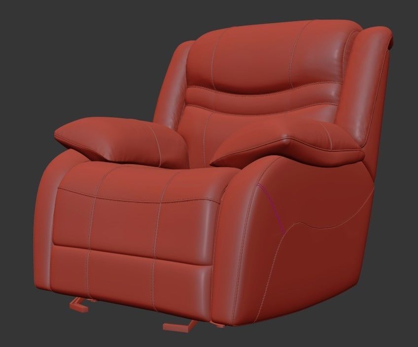 Recliner Sofa 3D model | CGTrader