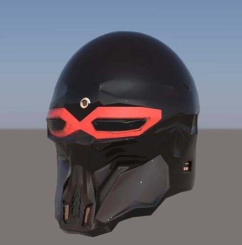 Incredible Alien Warrior Helmet 3D model | CGTrader