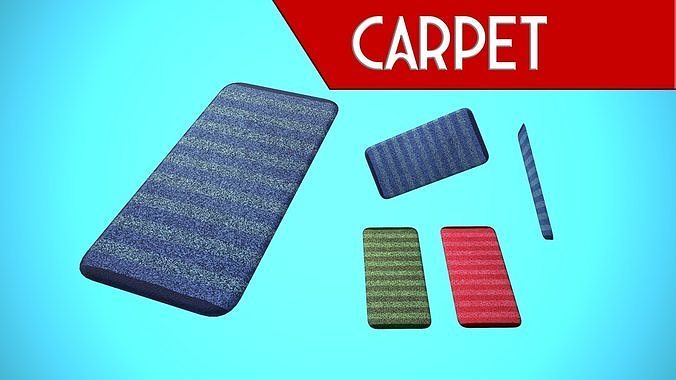 3D model CARPET CARTOON STYLIZED REALISTIC VR / AR / low-poly | CGTrader