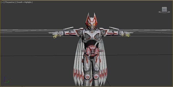 Kamen rider geats mark ix 3D model | CGTrader