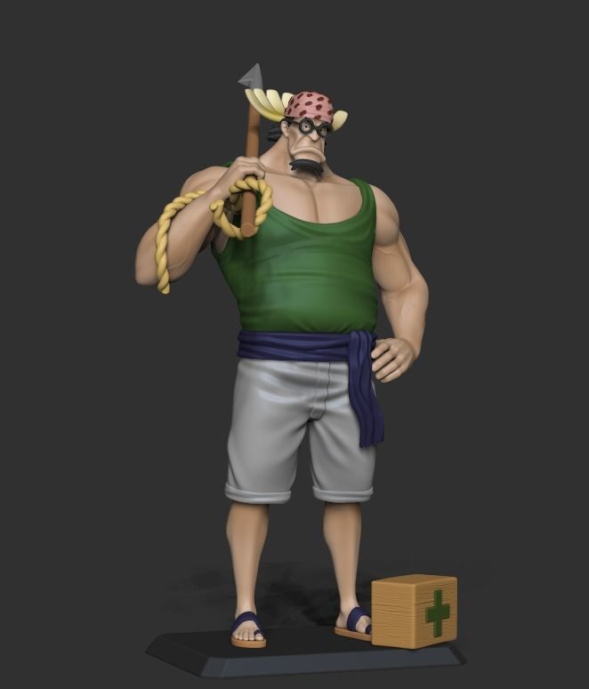 One Piece young Crocus of Roger Pirates 3D model 3D printable | CGTrader