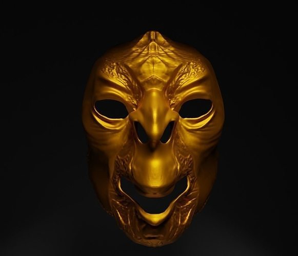 Orc Coplay Costume Face Mask 3D model 3D printable | CGTrader