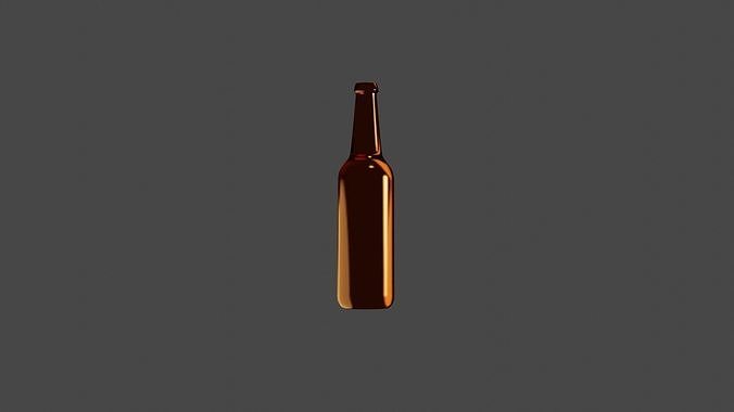 Beer bootle free 3D model | CGTrader