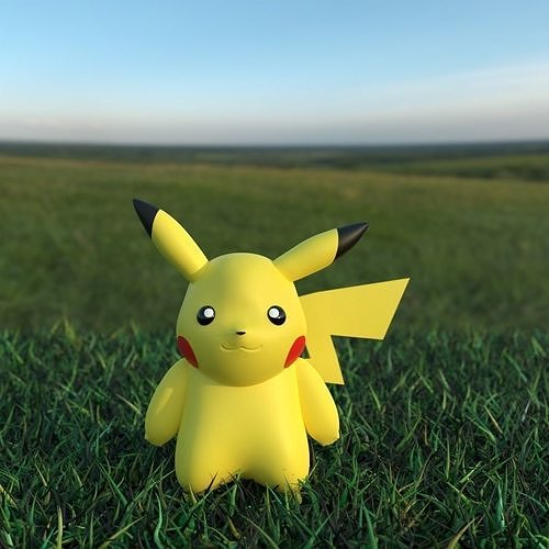 Pikachu 3D model animated | CGTrader