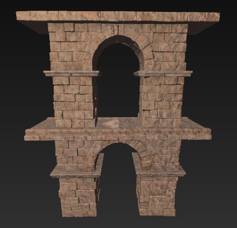 3D model Roman Aqueduct VR / AR / low-poly | CGTrader
