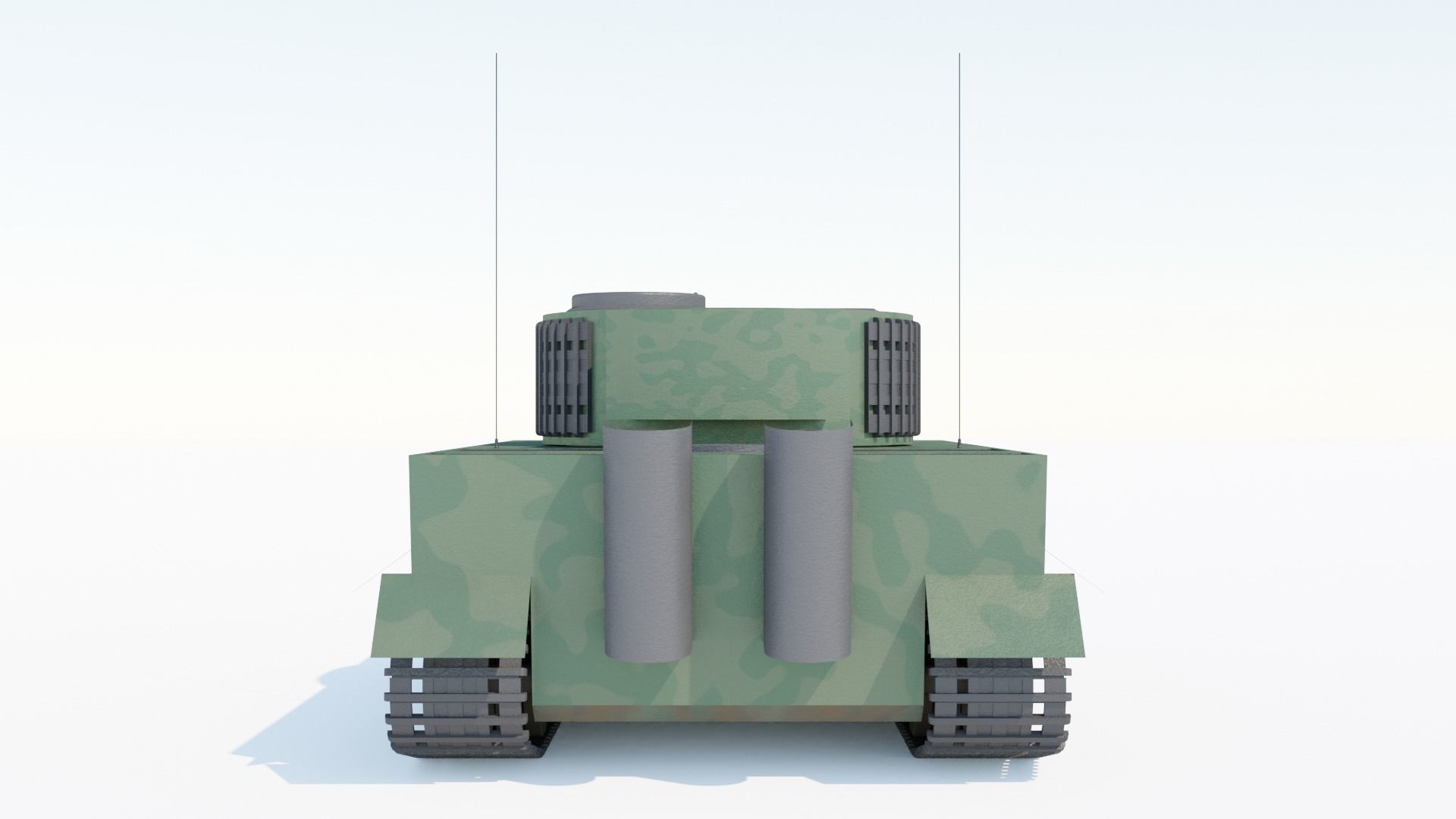 3D model Tiger H1 Tank VR / AR / low-poly | CGTrader