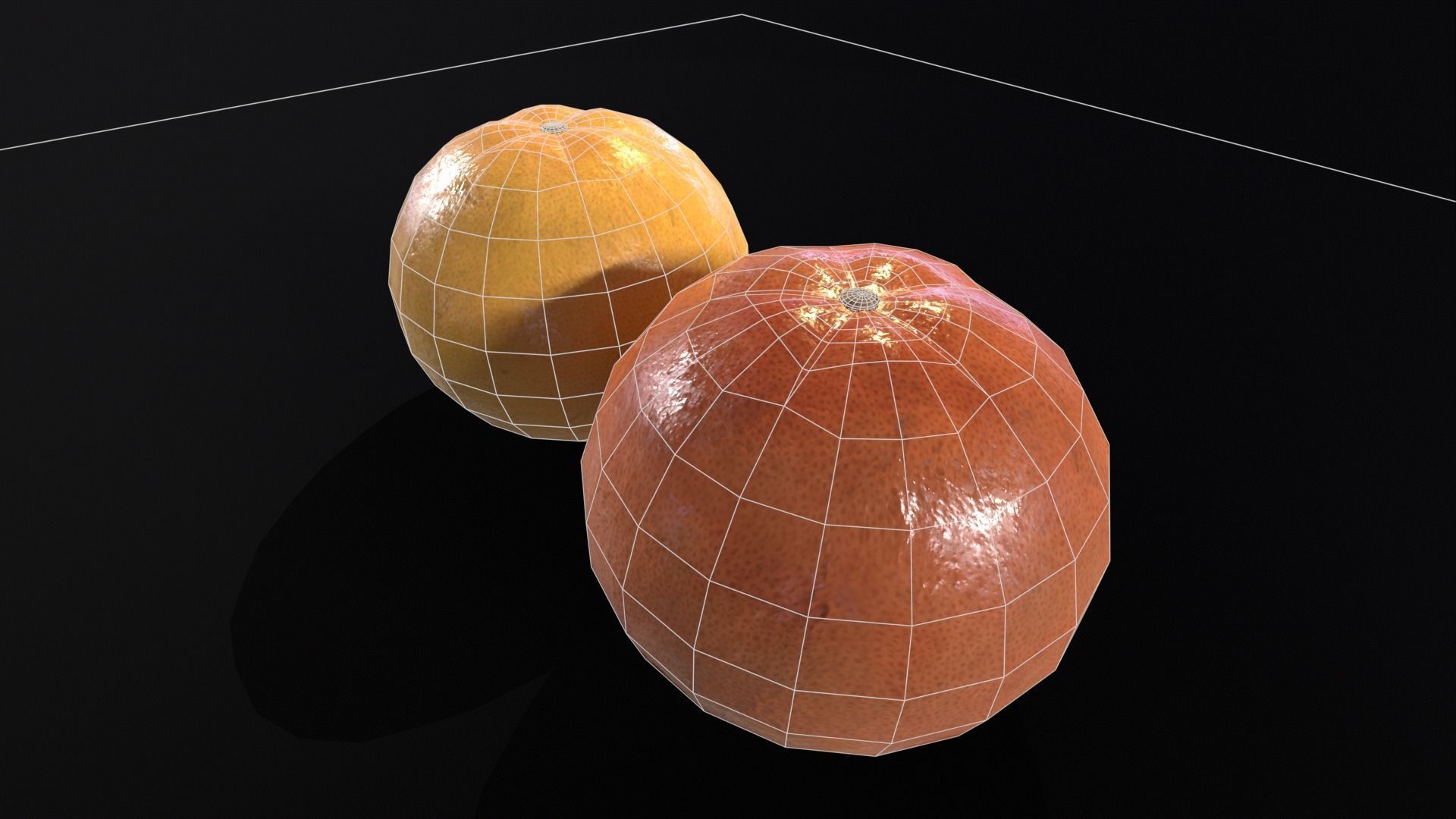 3D model Grapefruit set Fruit VR / AR / low-poly | CGTrader