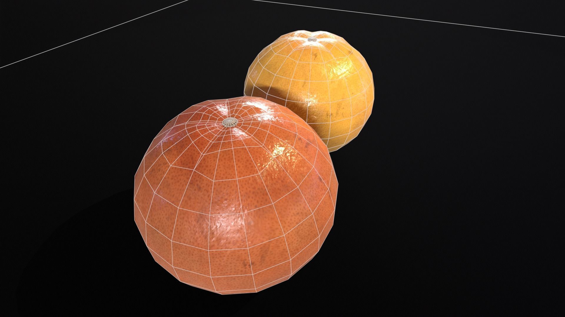 3D model Grapefruit set Fruit VR / AR / low-poly | CGTrader