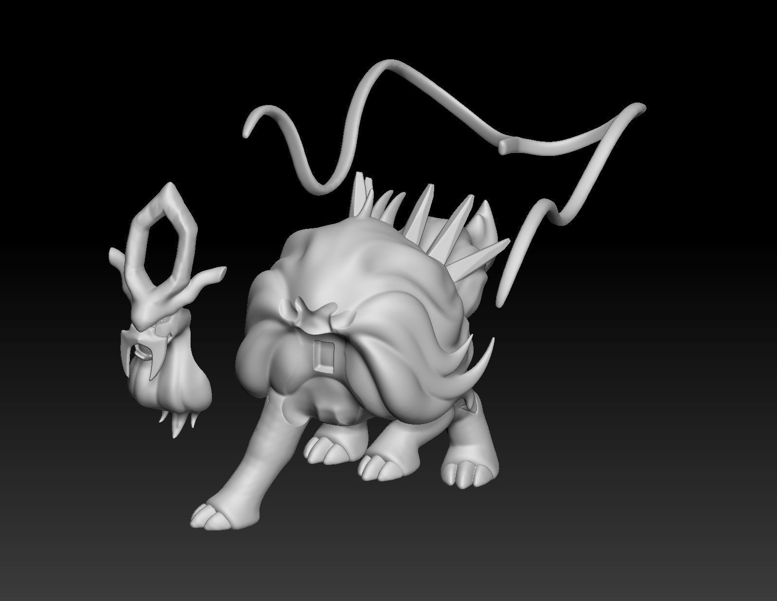 Pokemon Paradox Ancient Trio Beast 3D model 3D printable | CGTrader
