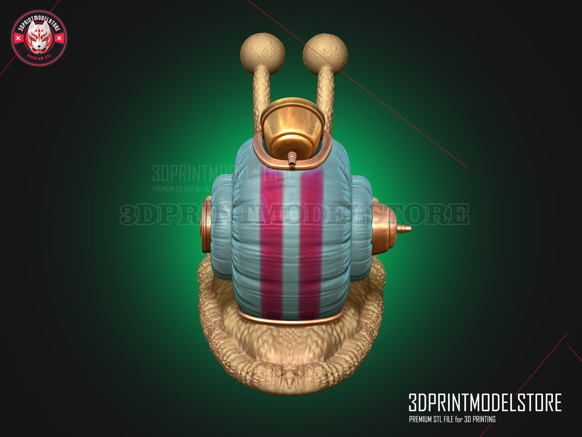 Den Den Mushi - Transponder Snail - One Piece Live Action 3D model 3D ...