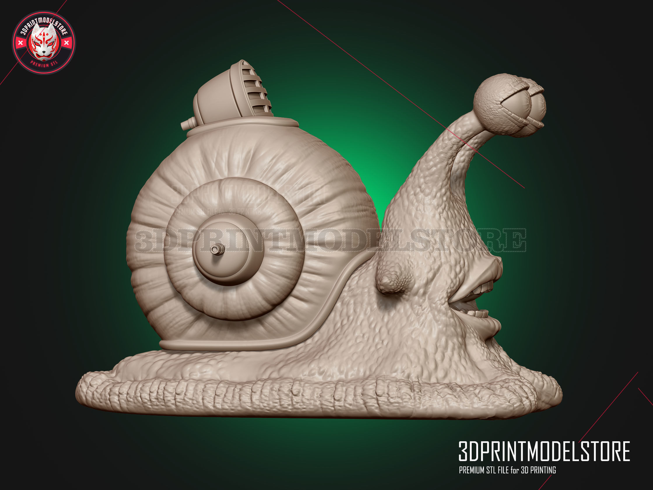 Den Den Mushi - Transponder Snail - One Piece Live Action 3D model 3D ...