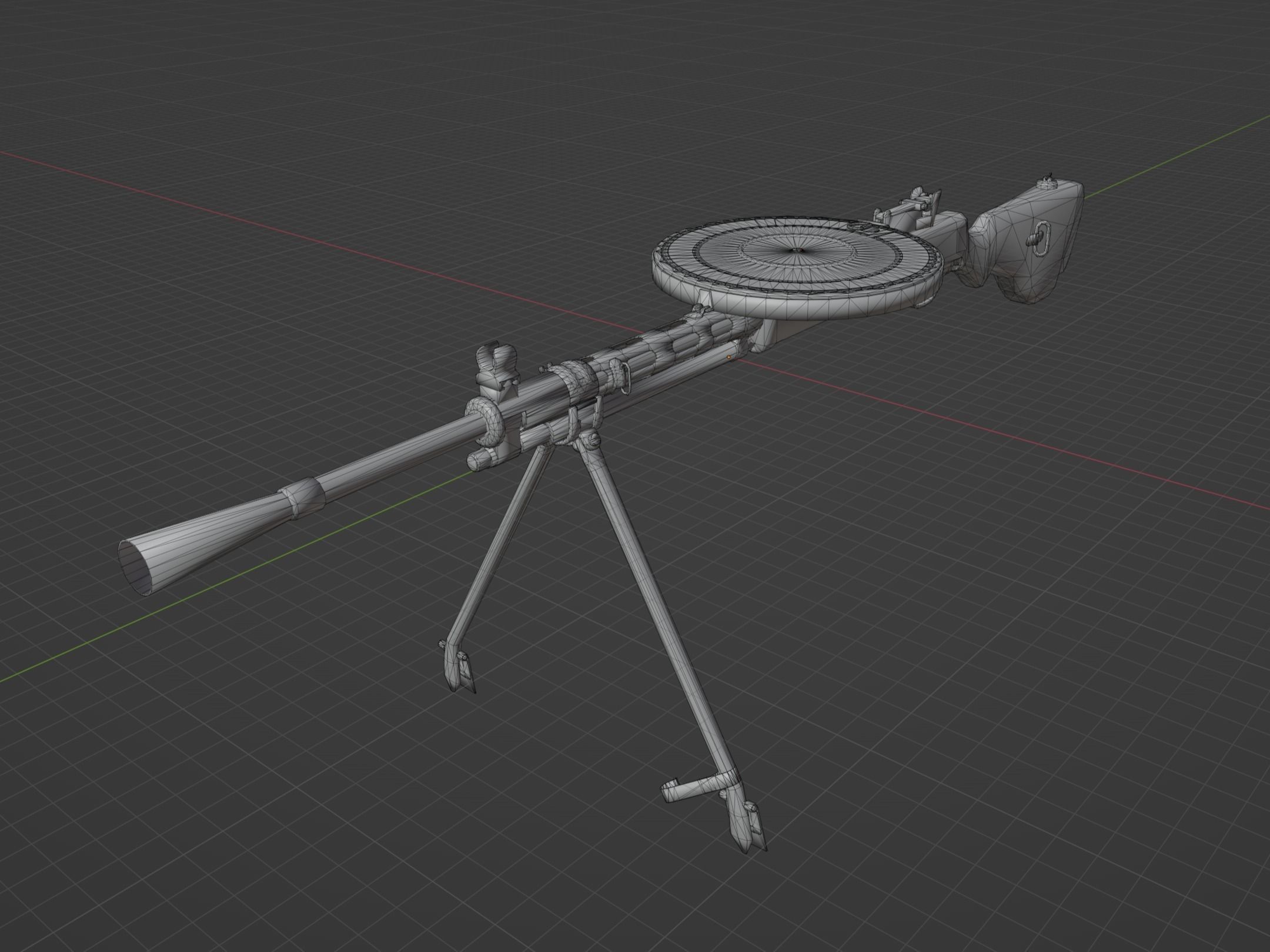 3D model DP 27 LMG VR / AR / low-poly | CGTrader