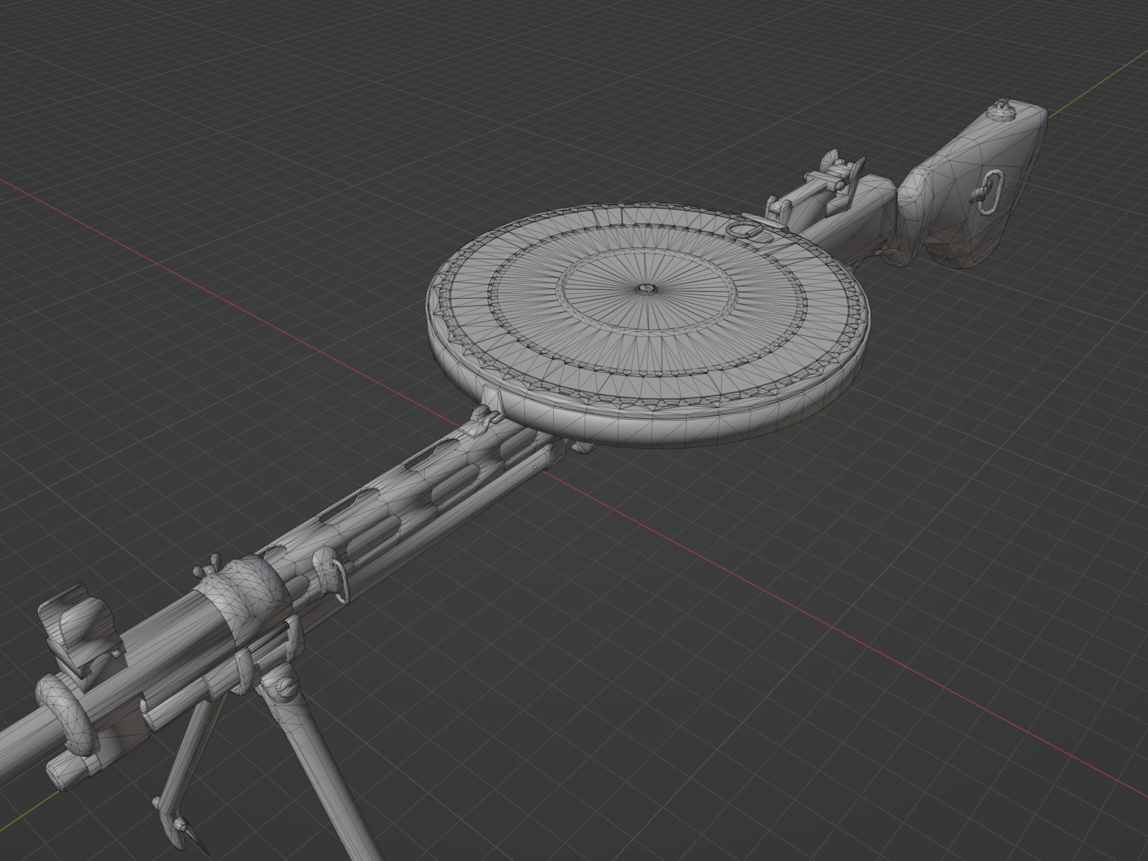 3D model DP 27 LMG VR / AR / low-poly | CGTrader
