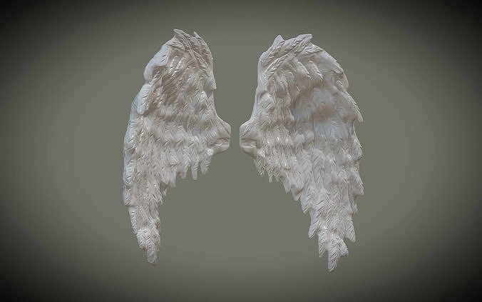 angel wings 3D model | CGTrader