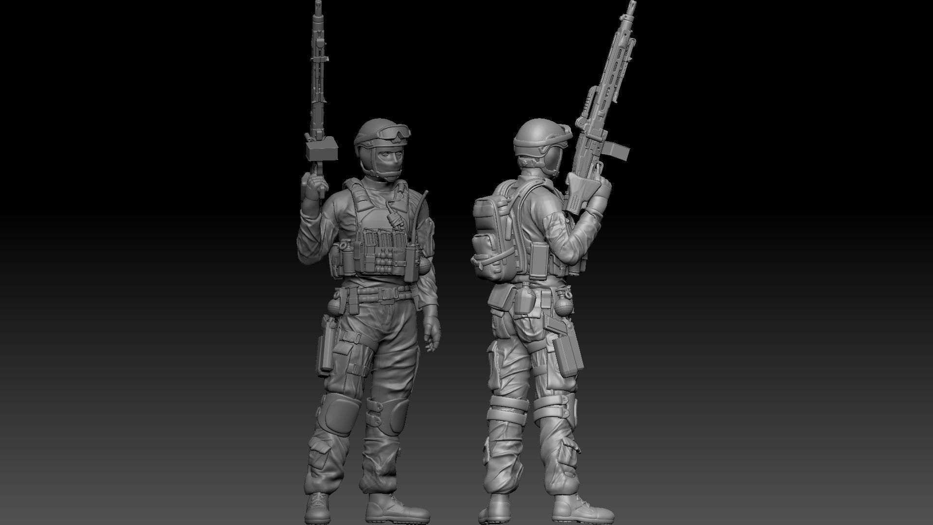 military pack 3D model 3D printable | CGTrader