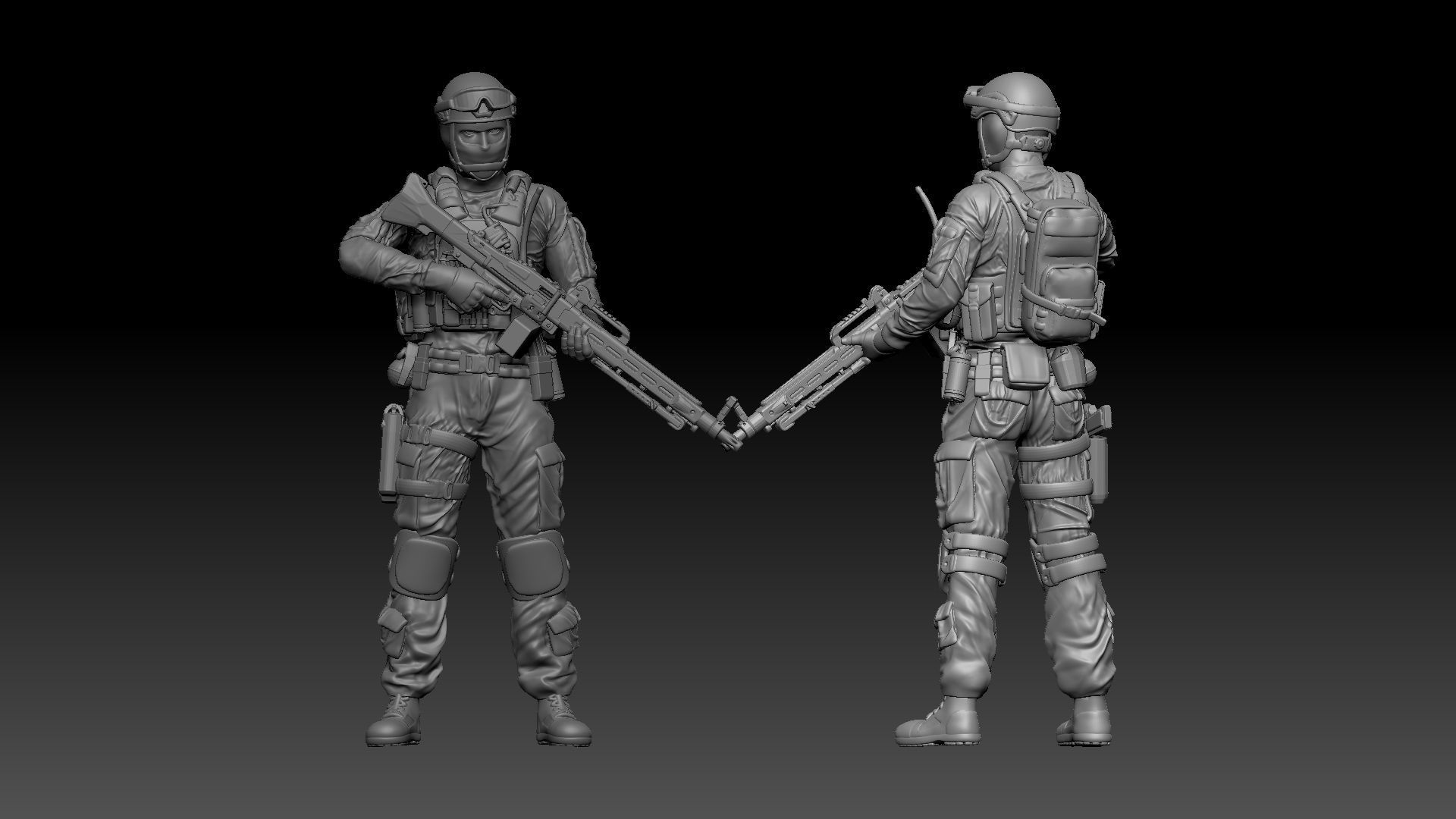 military pack 3D model 3D printable | CGTrader