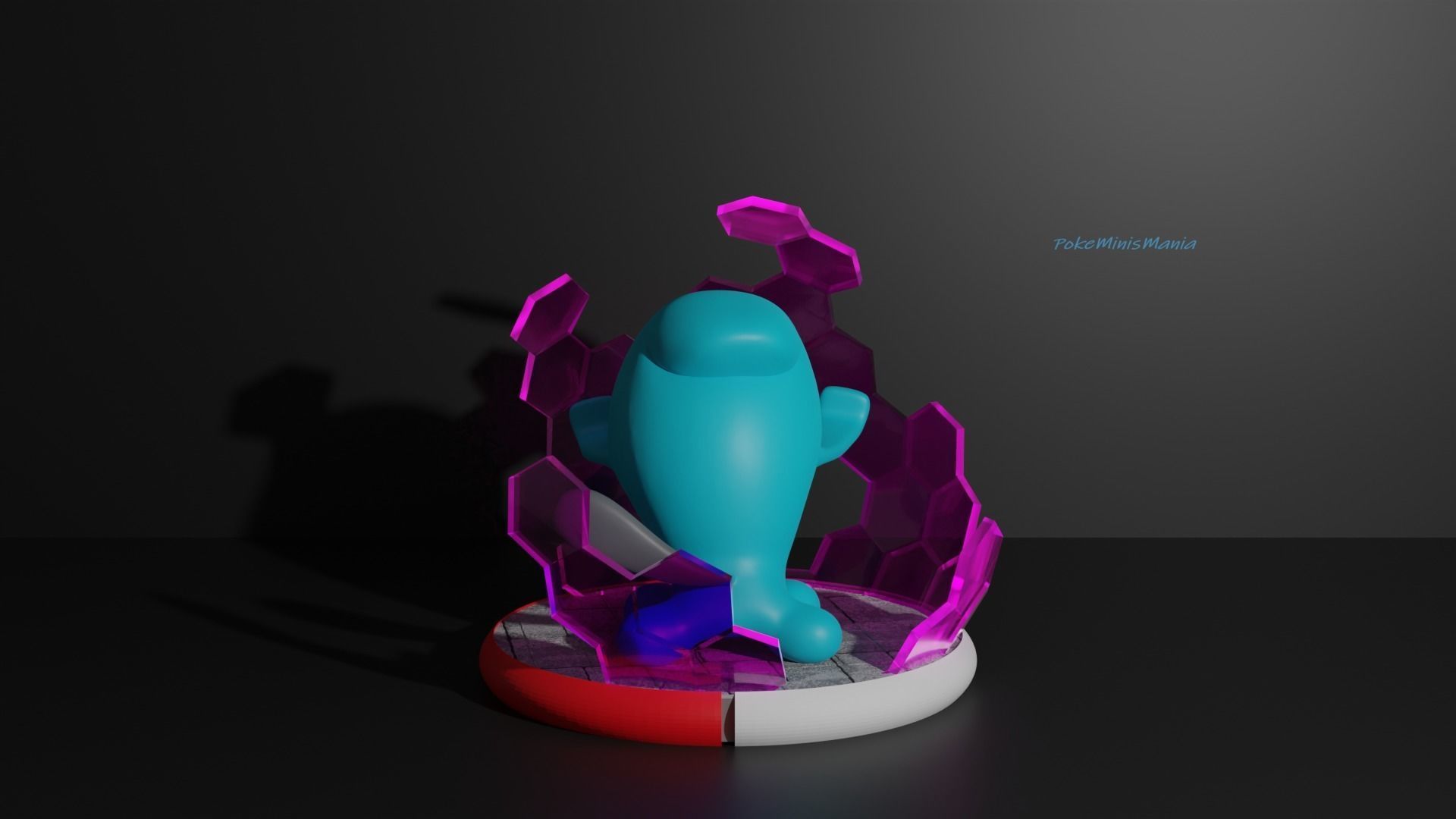 Wobbuffet pokemon 3D print model 3D model 3D printable | CGTrader