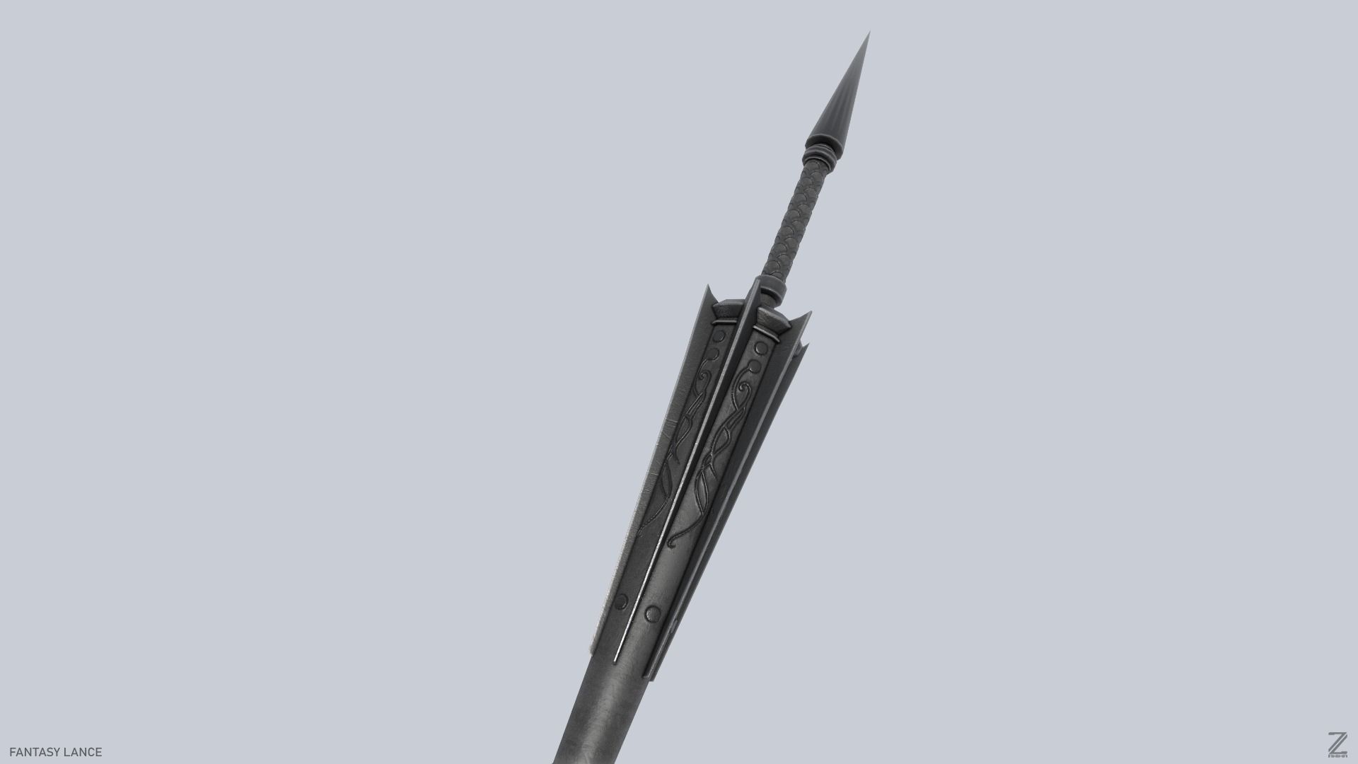 3D model Fantasy lance VR / AR / low-poly | CGTrader