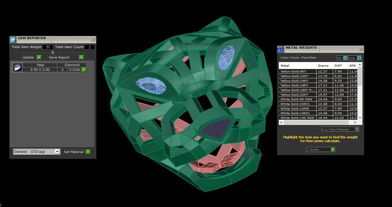 Panther net pendant 3D print model 3D model 3D printable | CGTrader