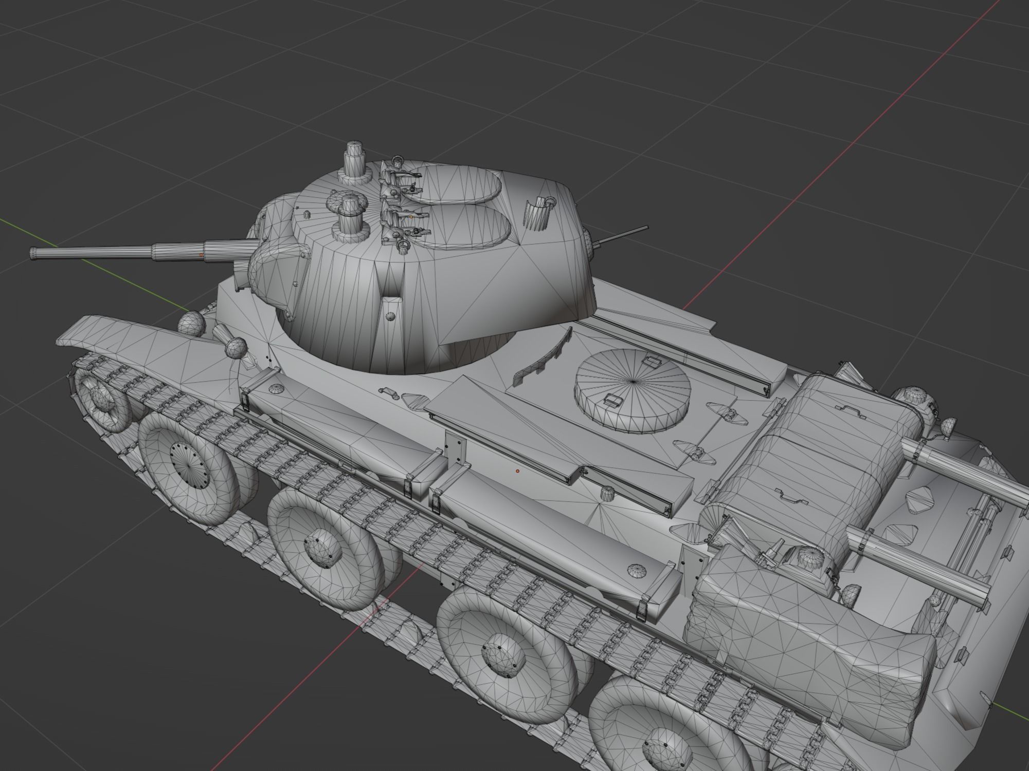 3D model BT7 tank VR / AR / low-poly | CGTrader