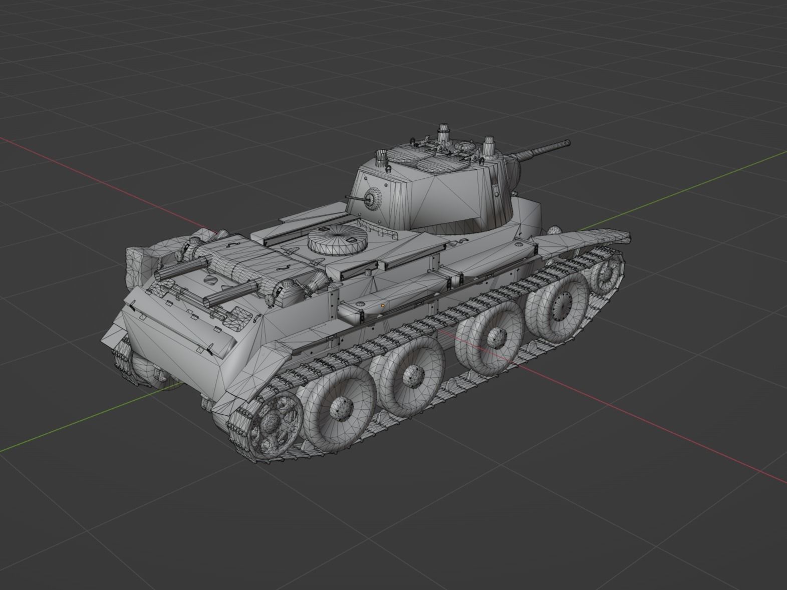 3D model BT7 tank VR / AR / low-poly | CGTrader