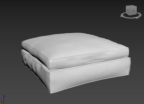 Very simple poof and textures free 3D model | CGTrader