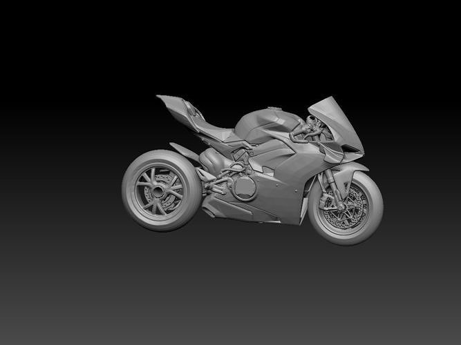 ducati panigale 3D model 3D printable | CGTrader