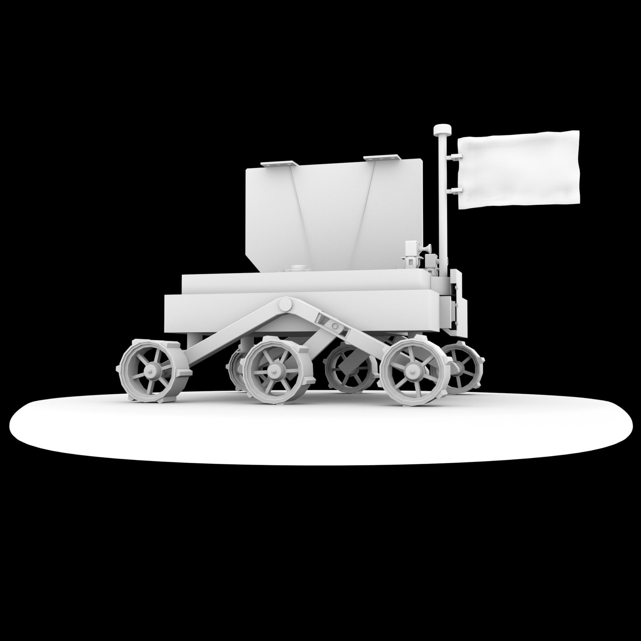 3D model Pragyan Rover VR / AR / low-poly | CGTrader