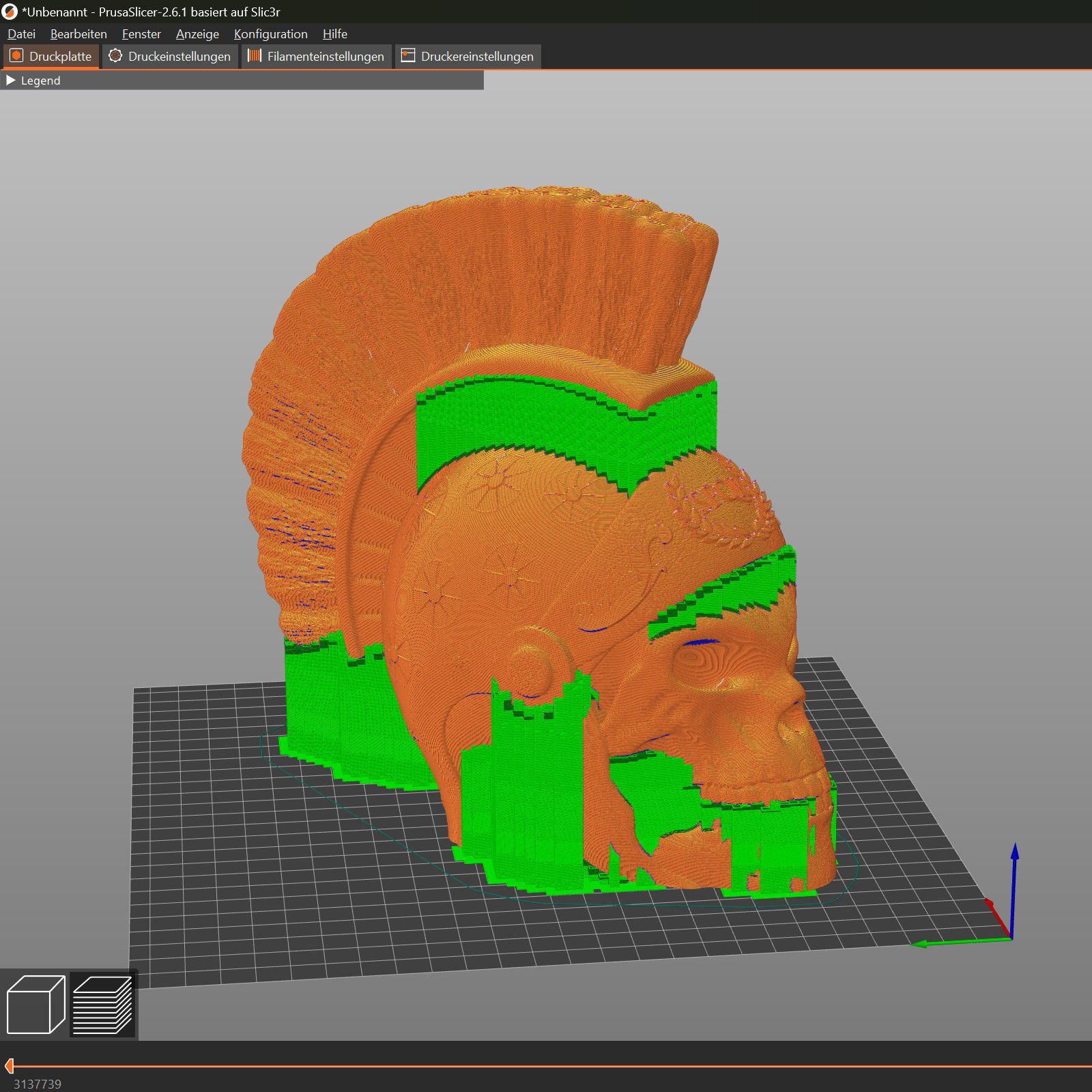 Centurion Skull Skull 3D STL Print Model- High-Polygon 3D model 3D ...