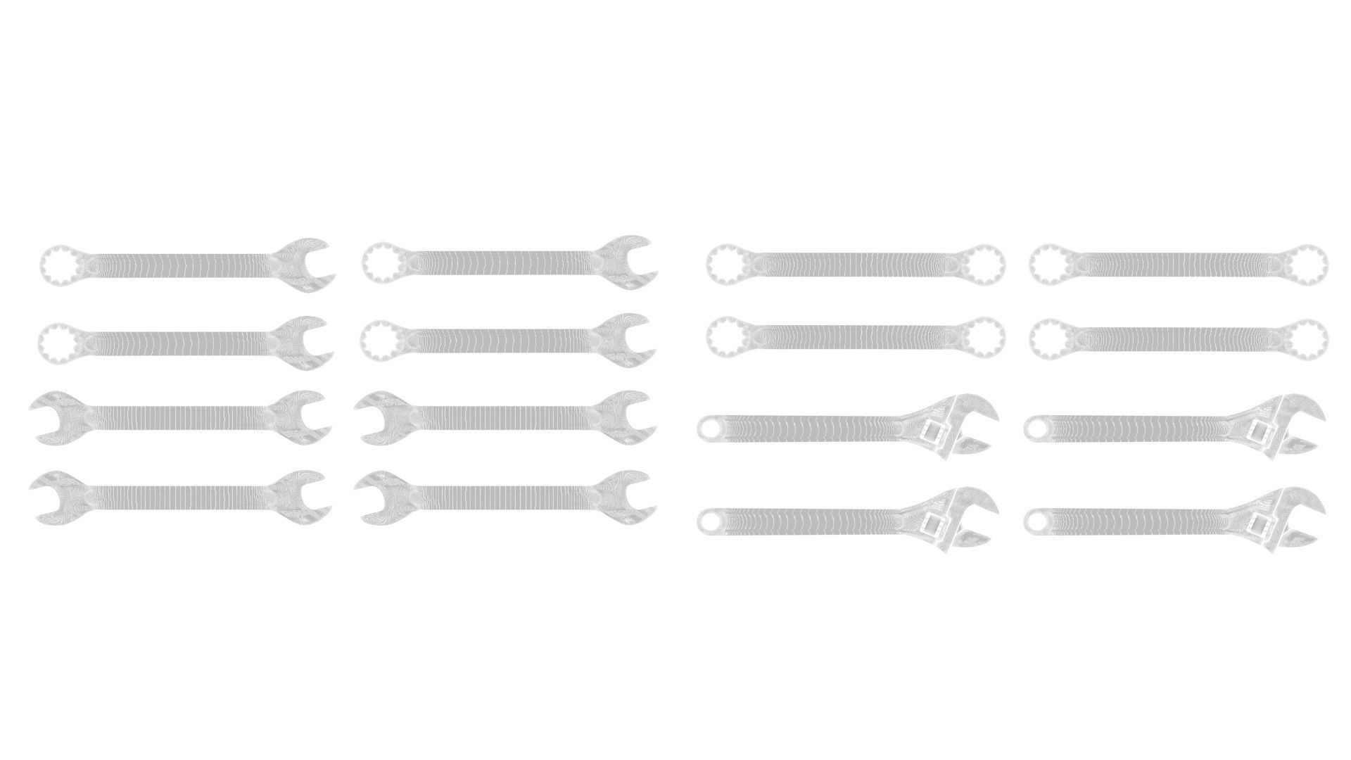 Wrenches Set 3D model | CGTrader