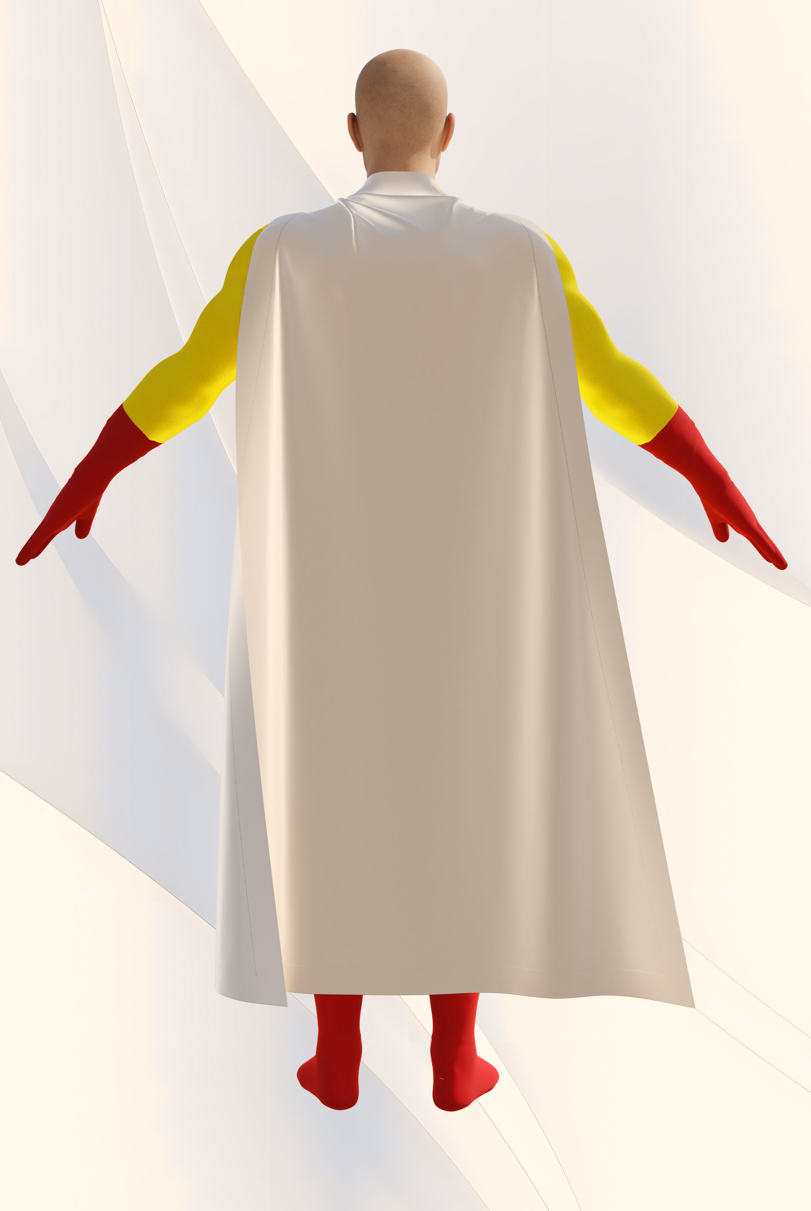 SAITAMA ONE PUNCH MAN 3D model rigged | CGTrader