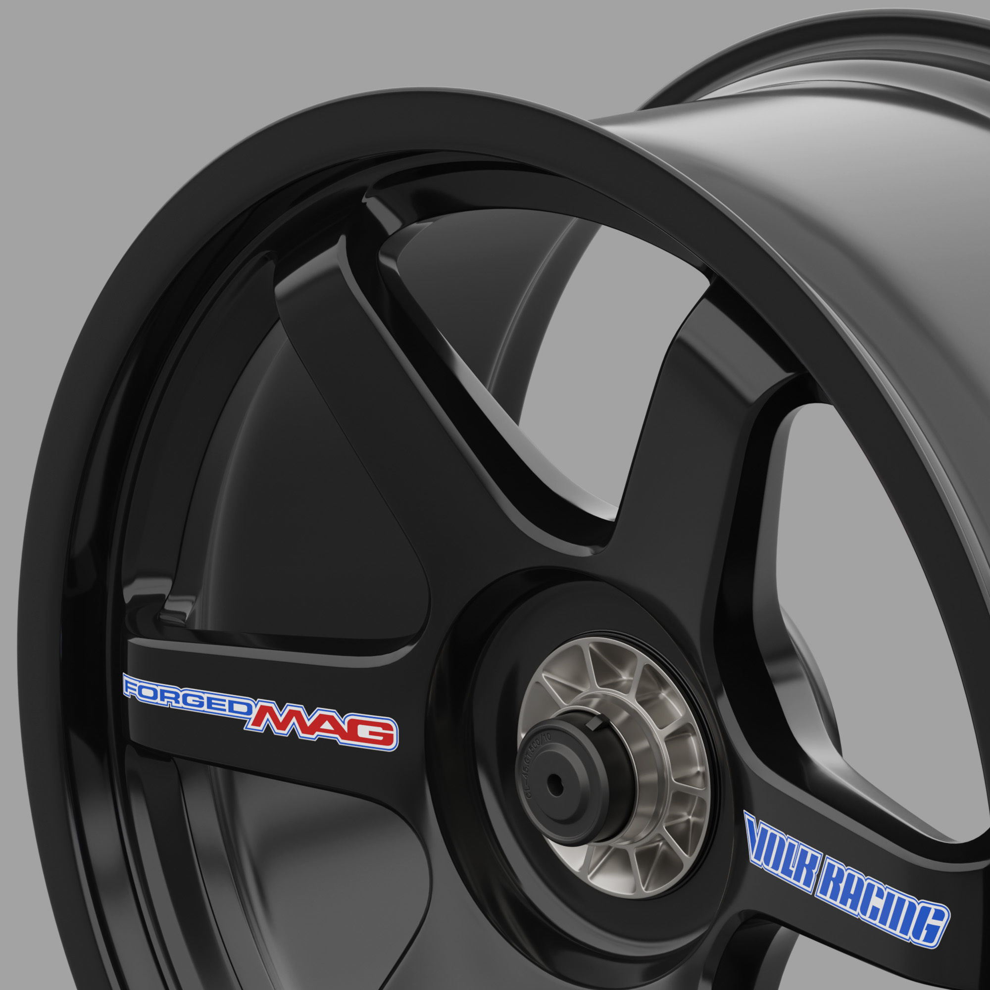 RAYS Volk Racing Forged Mag TE37 Centerlock Wheel 3D Model 3D model ...