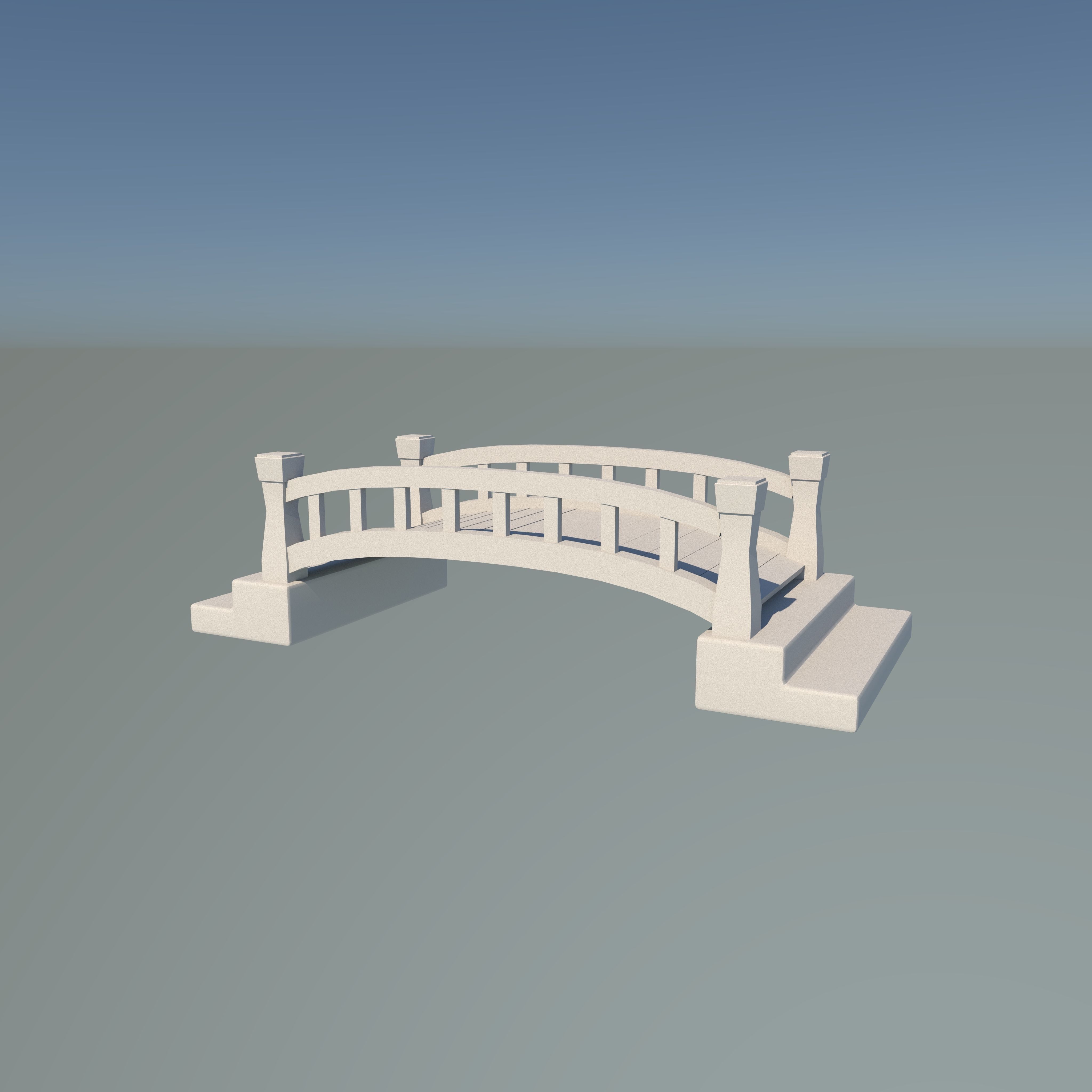 3D model bridge VR / AR / low-poly | CGTrader