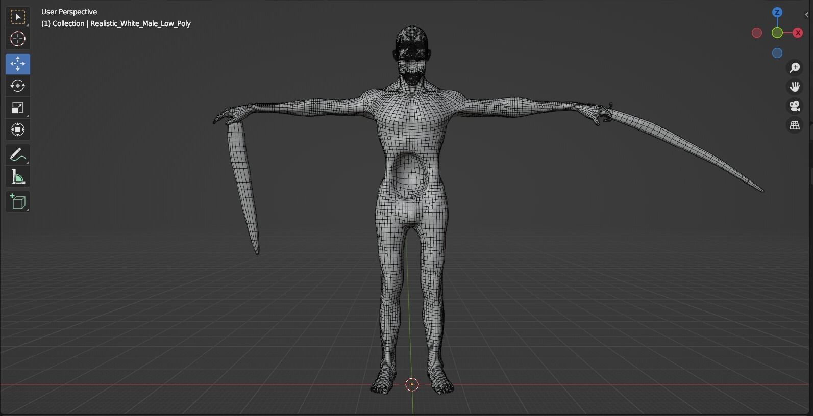 3D model Dead Space Necromorph Walker VR / AR / low-poly | CGTrader