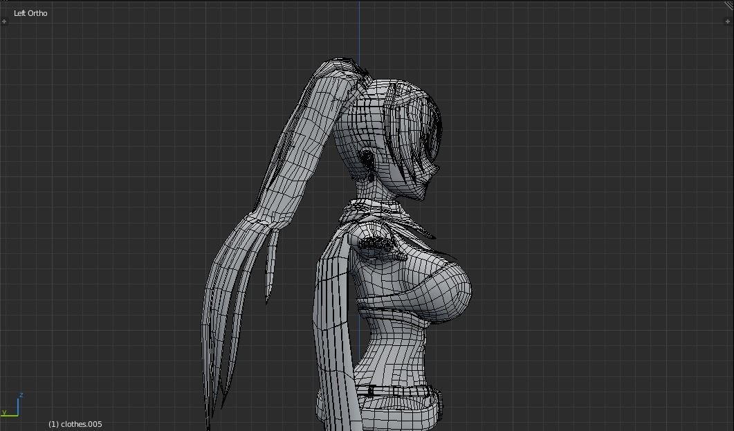 3D model Maya Ikusaba - Isekai One Turn Kill Nee-san- 3D Model Blender VR / AR / low-poly | CGTrader