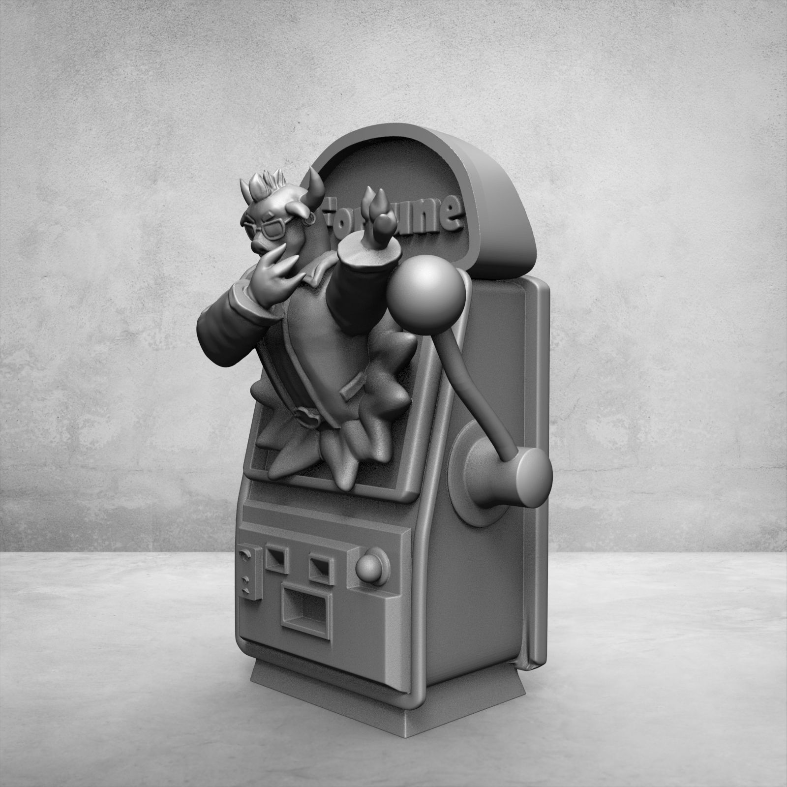 Fortune Ox Slot Machine 3D model 3D printable | CGTrader