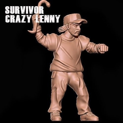 Survivor Crazy Lenny 3D model 3D printable | CGTrader