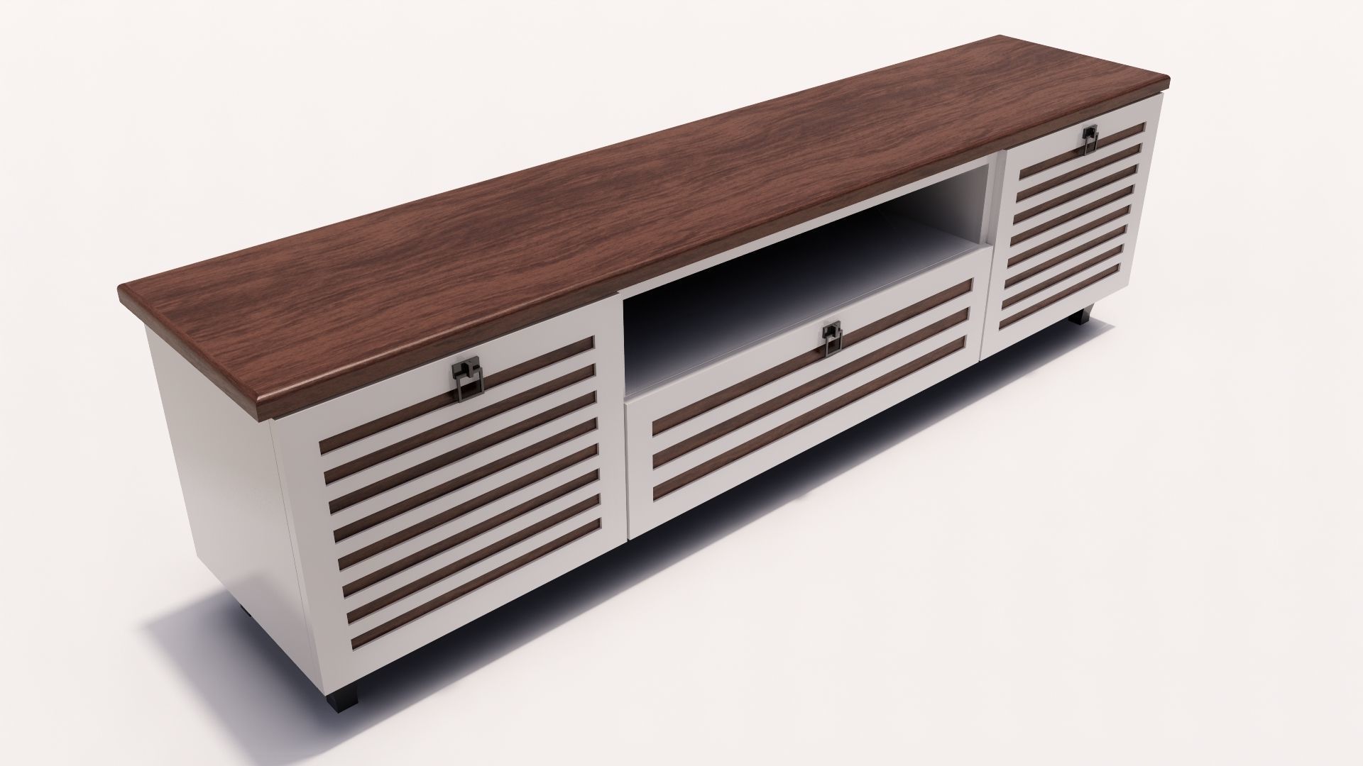 3D model TV UNIT MODEL VR / AR / low-poly | CGTrader