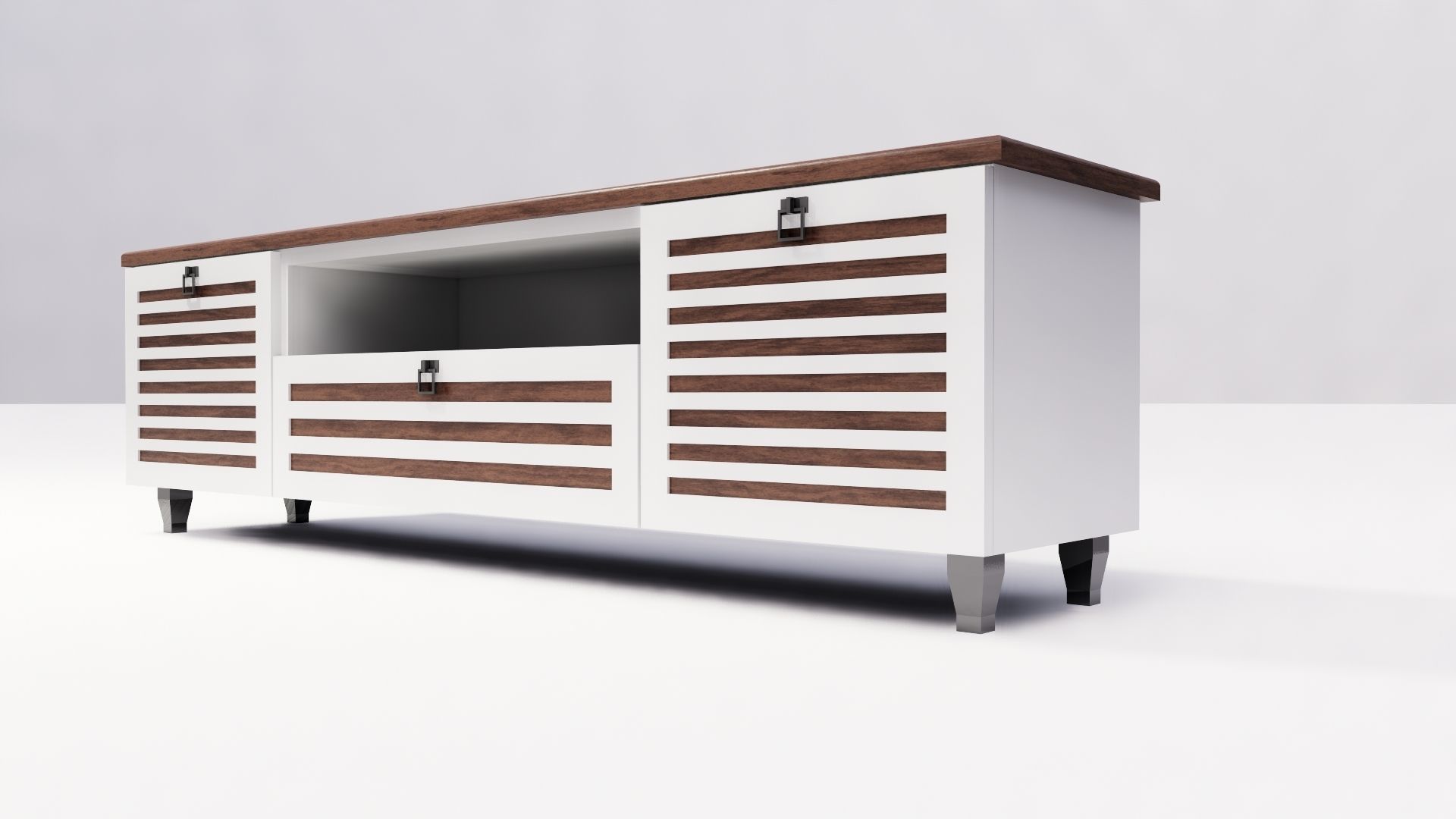 3D model TV UNIT MODEL VR / AR / low-poly | CGTrader