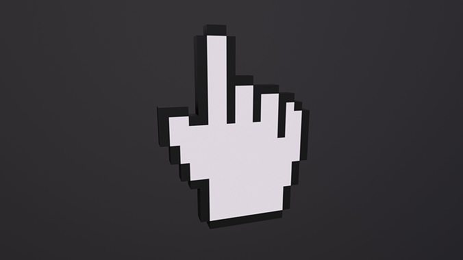 3D model Cursor Hand 3D Model VR / AR / low-poly | CGTrader
