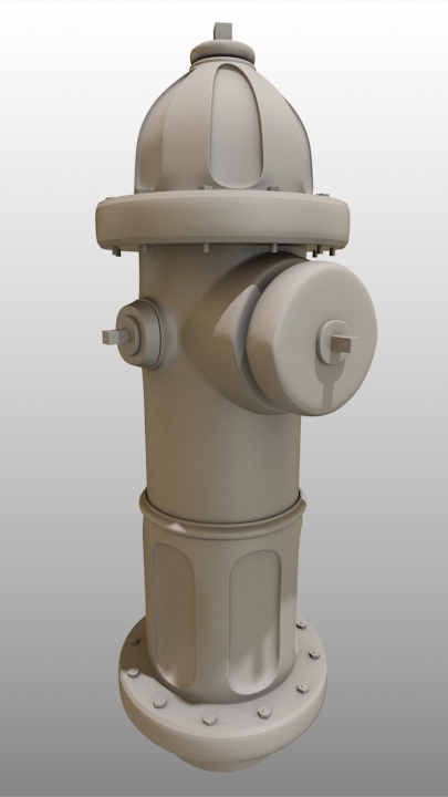 Hydrant - High-poly fire 3D model | CGTrader