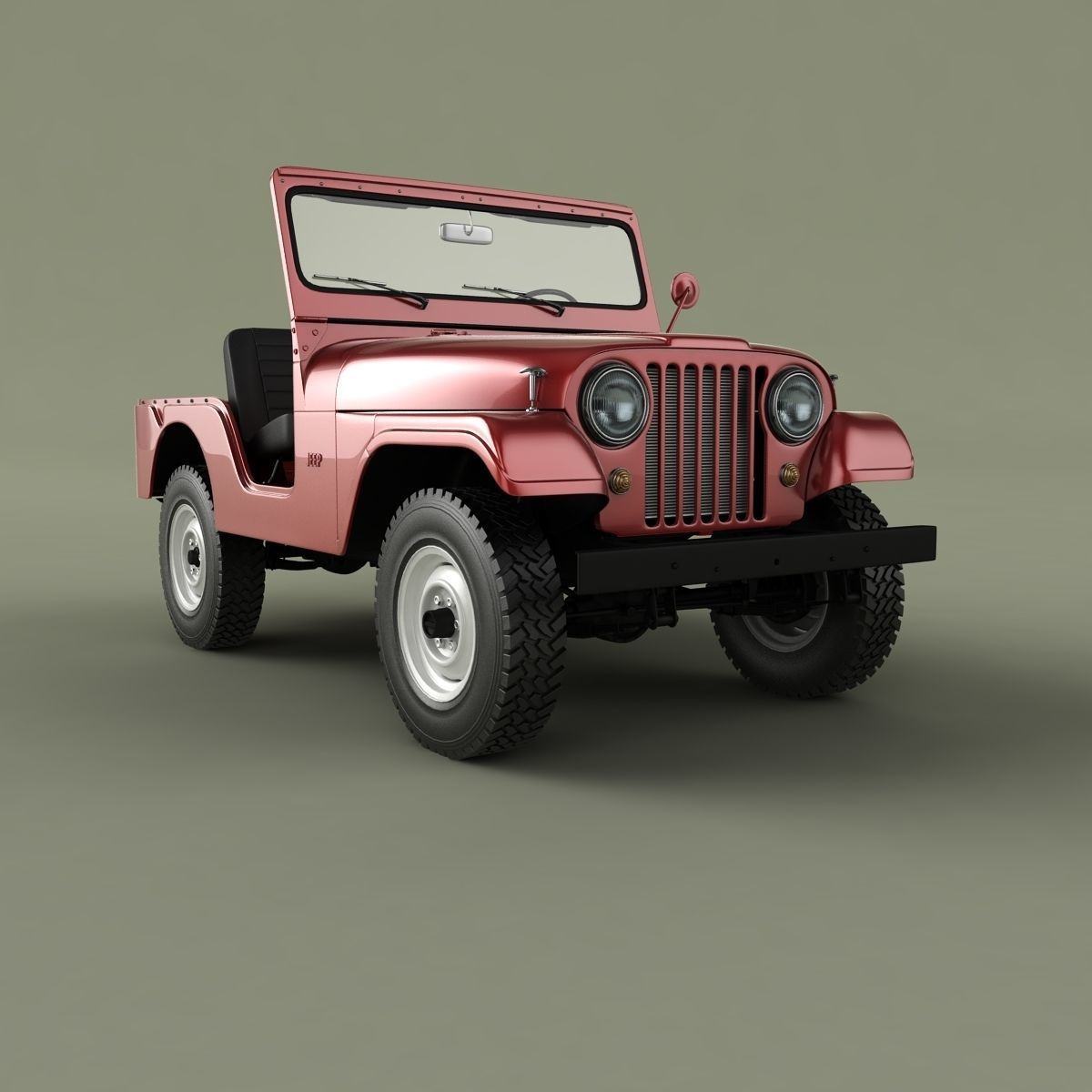 Jeep CJ5 3D model | CGTrader