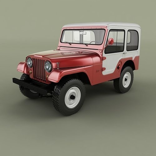 Jeep CJ5 3D model | CGTrader