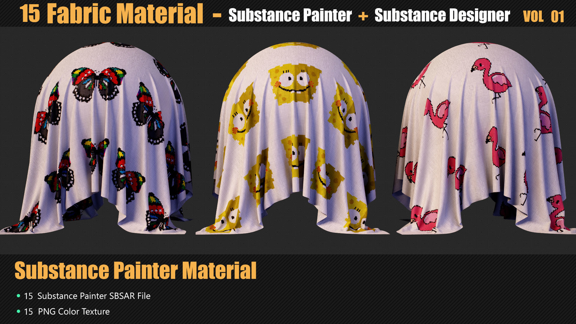 15 Fabric Materials In Substance Painter And Designer Texture | CGTrader
