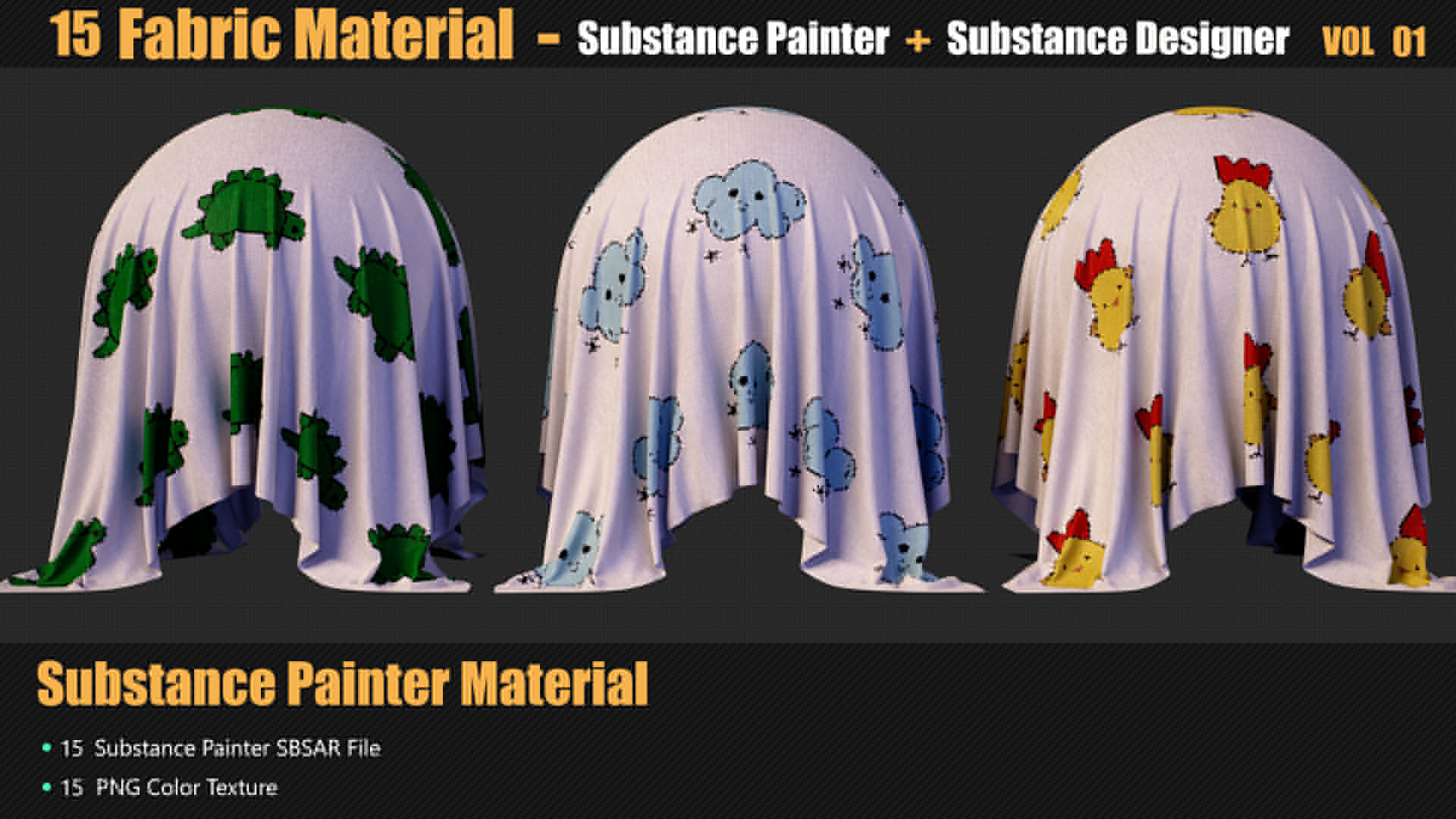 15 Fabric Materials In Substance Painter And Designer Texture | CGTrader
