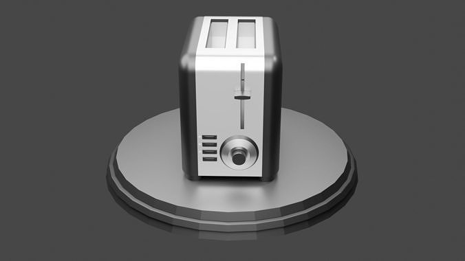 Electric Bread Toaster 3D model | CGTrader