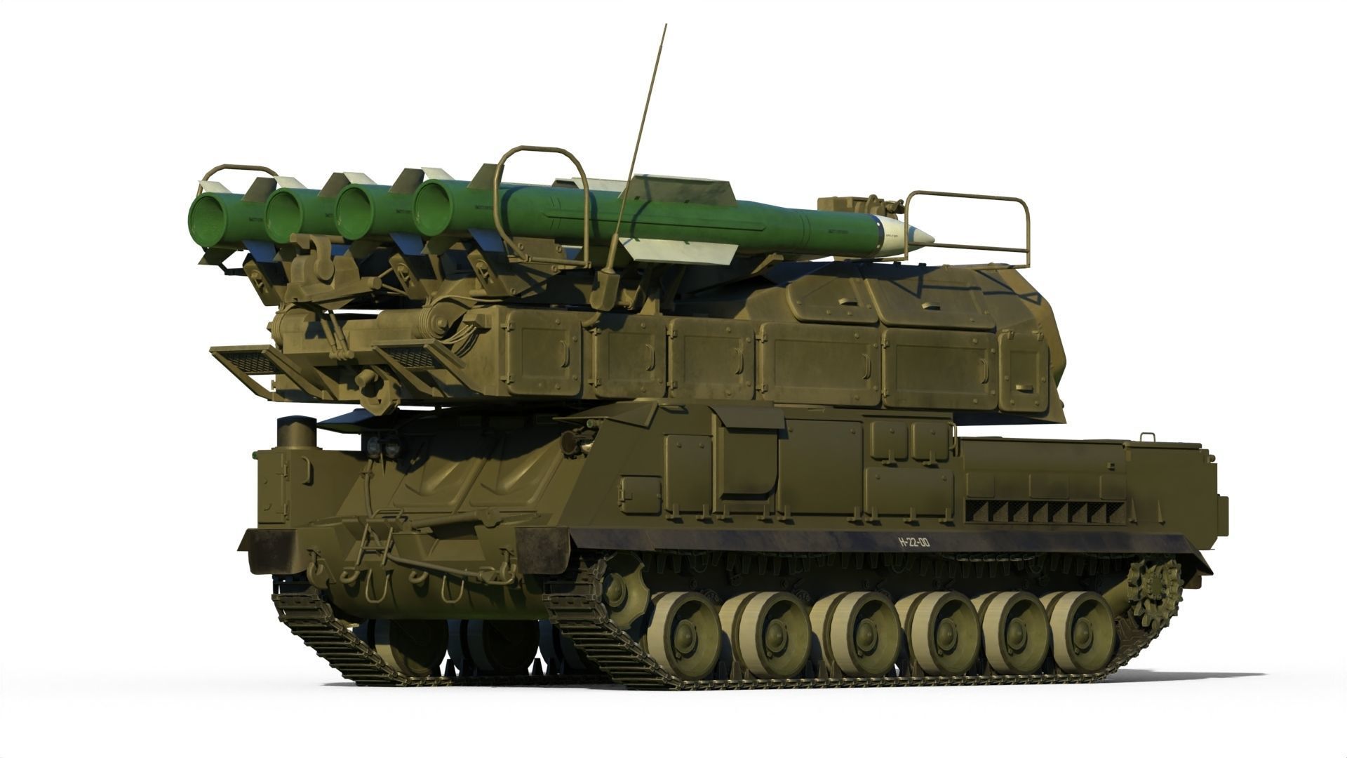 Buk M2 SA-17 Grizzly missile systems 3D model | CGTrader