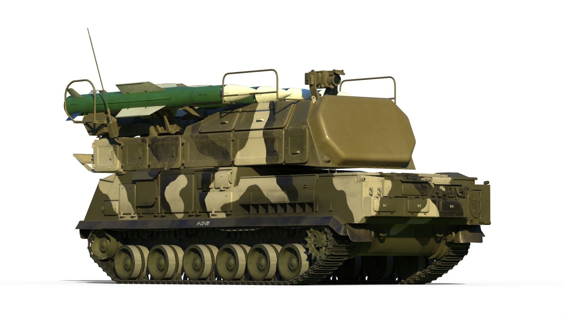 Buk M2 SA-17 Grizzly missile systems 3D model | CGTrader