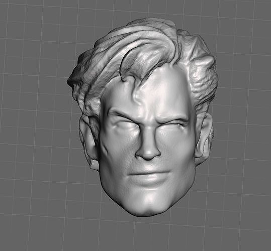 ash williams headsculpt evil dead 3D model 3D printable | CGTrader